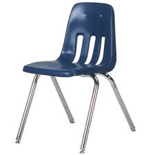 Silla Escolar Serie 9000 de 14" Azul Marino - ECONOMART