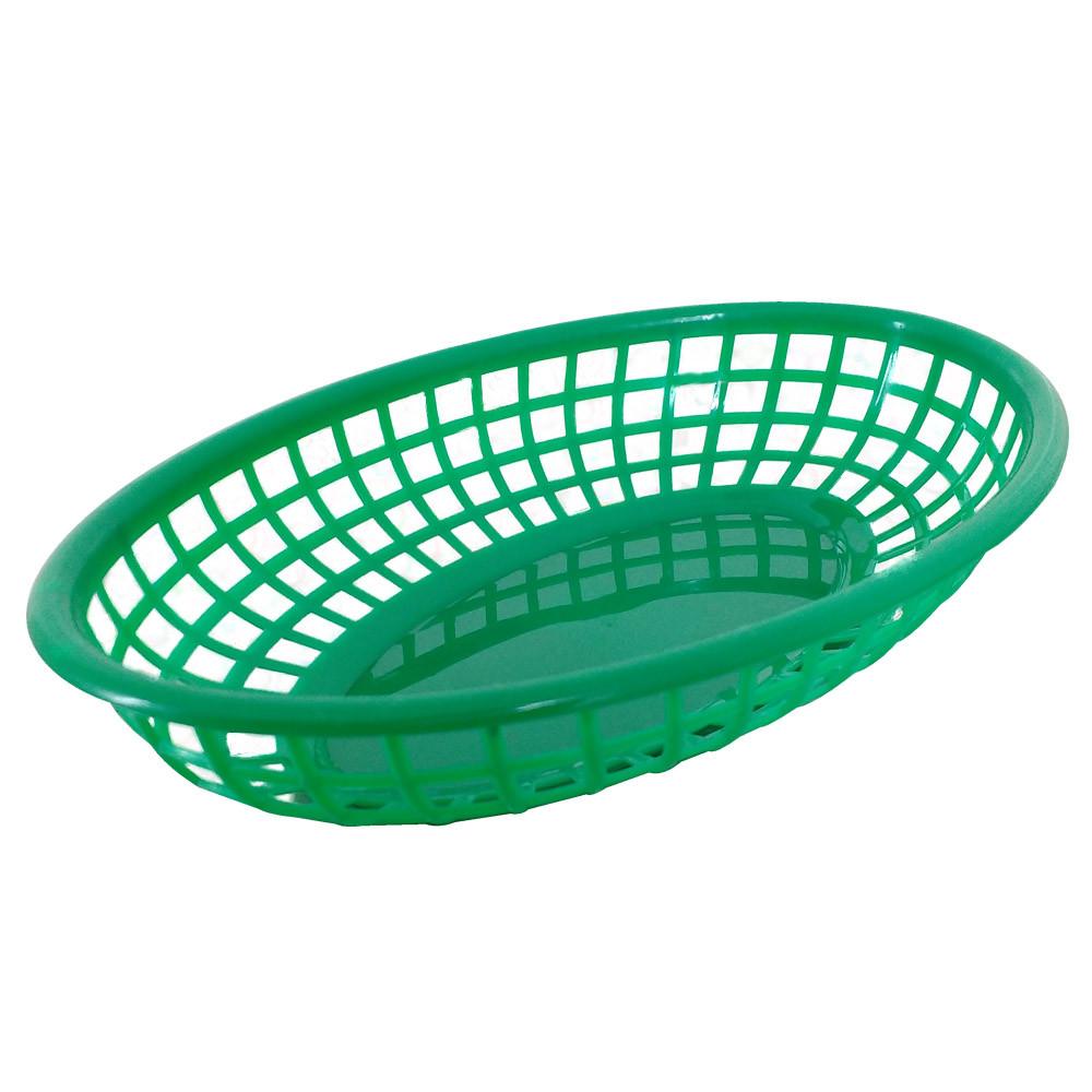 Canasta Plástica 9-1/2"x6" Verde - ECONOMART
