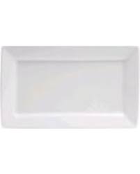 BUFFALO: Plato Rectangular de Porcelana Blanco de 14-1/2"x6-1/4 ...